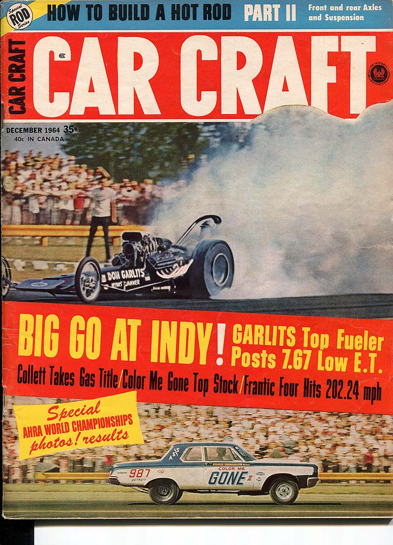 DRAG RAGS OF JULY-DEC. 1964: ZOOMIES PUSH THROUGH THE 200-MPH BARRIER ...