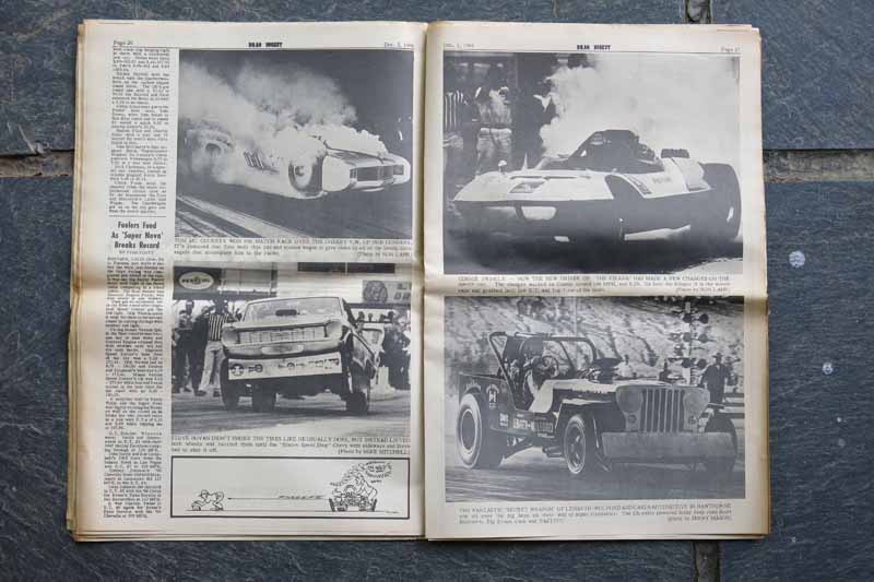 DRAG RAGS OF JUL.-DEC. 1966: FAILING NEWSPAPERS, PIONEERING FEMALES ...