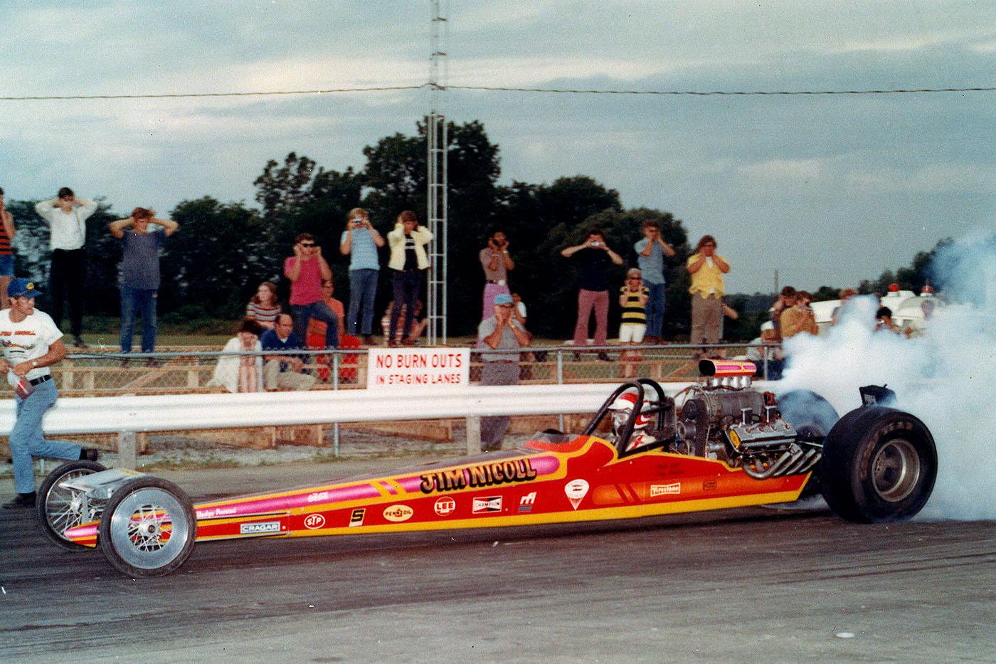 U.S. NATIONALS MOST ICONIC MOMENTS: NICOLL CRASH IN 1970 SPOOKS ‘THE ...